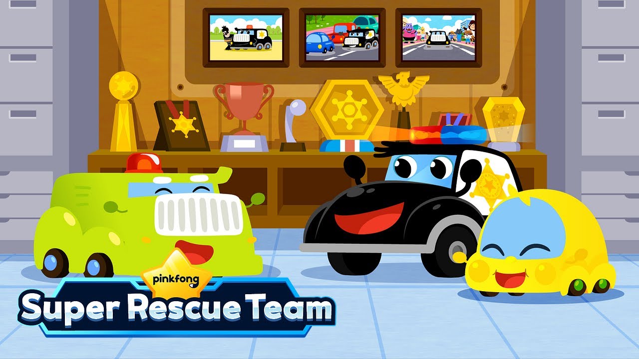 The Legendary Police Car | Patrol Pals | Police Car Series | Pinkfong ...