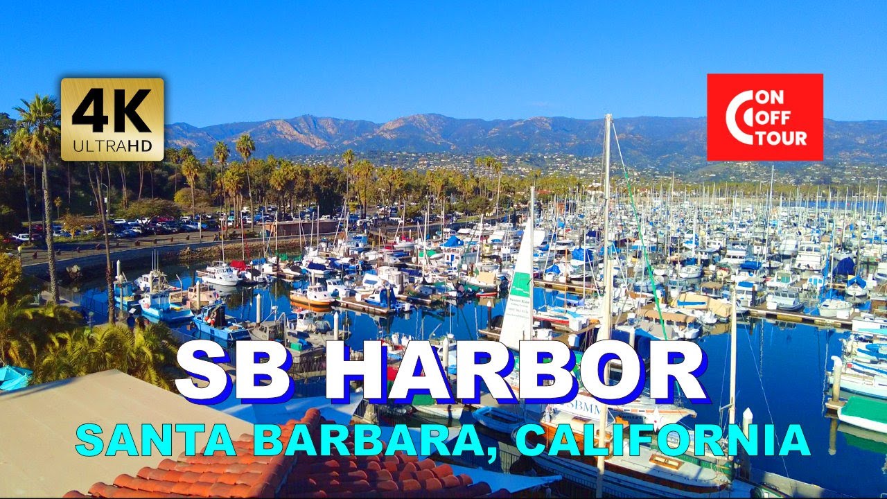 Santa Barbara Harbor Walking Tour | Dec. 2022 | Ambient Sound | Santa ...