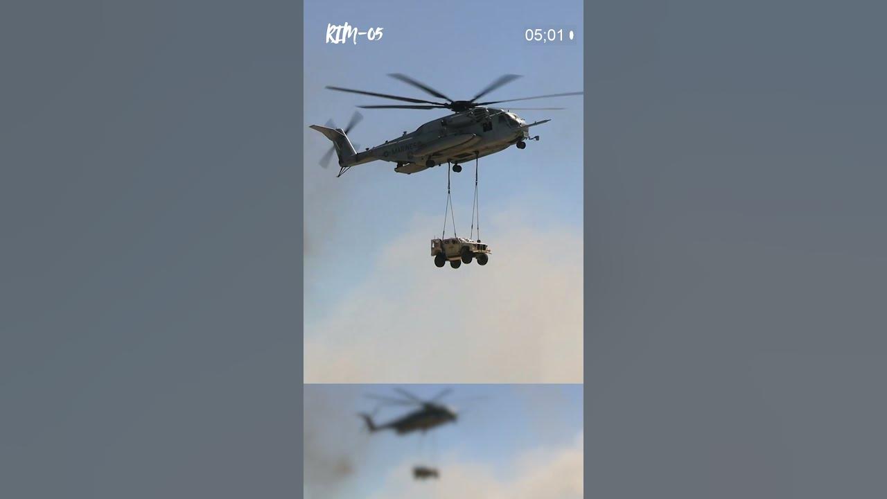 Combat Demonstration - CH-53E Super Stallion in action on Deployment - YouTube