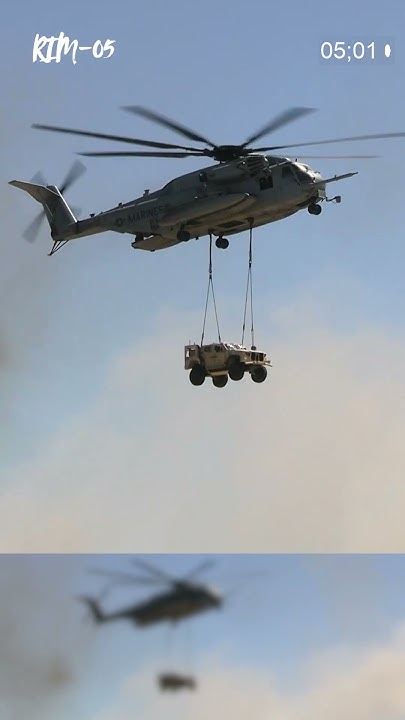 Combat Demonstration - CH-53E Super Stallion in action on Deployment - YouTube