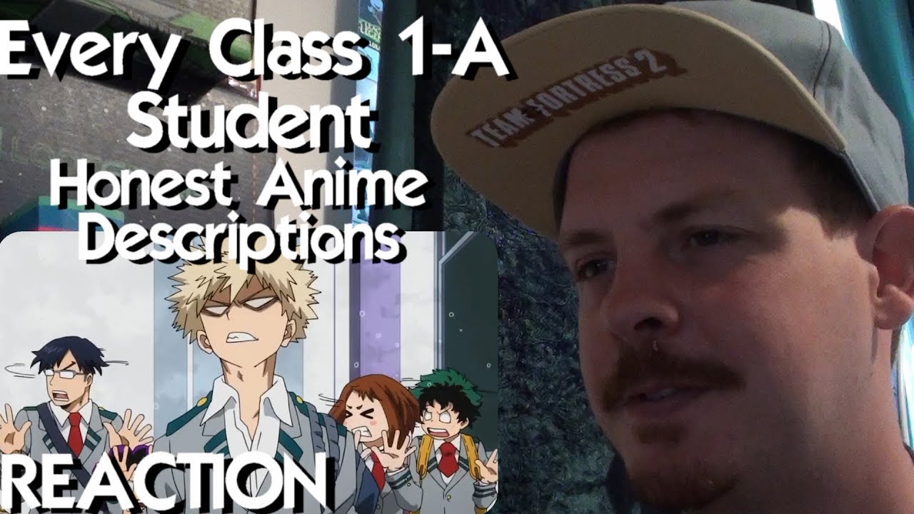 Every Class 1-A Student in Hero Academia - Honest Anime Descriptions ...