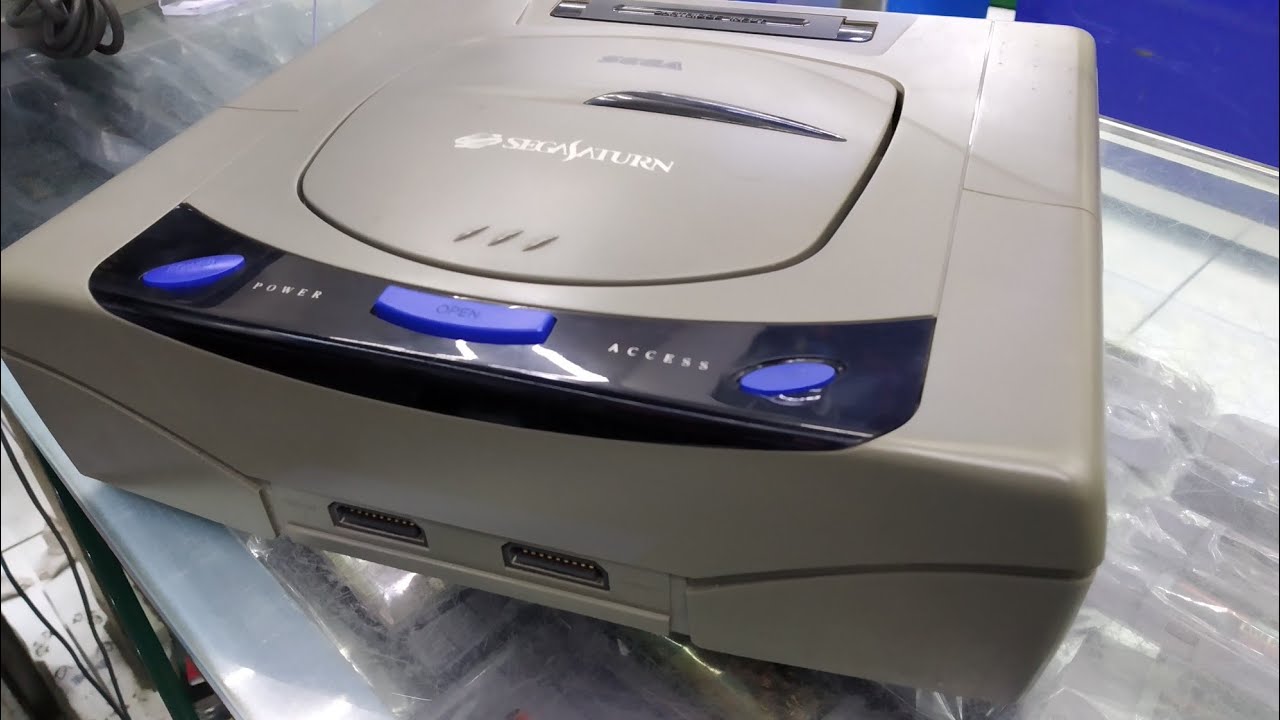 SATURNO JAPONÊS + CONTROLE ARCADE E PISTOLA - YouTube