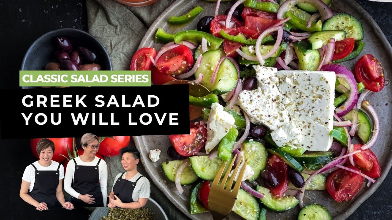 Easy No Fuss Greek Salad Recipe [less than 15 minutes!] - YouTube