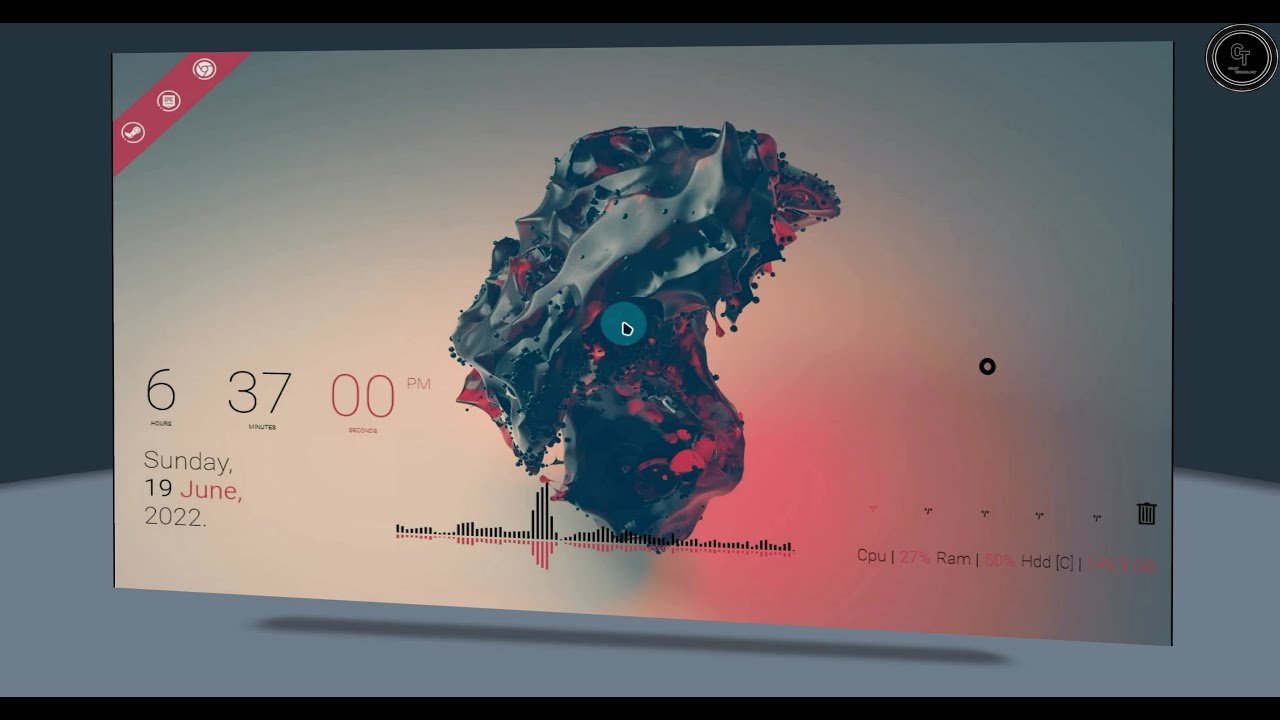 How to Customize Your Windows 10 or 11 Desktop || Clean Look || Make ...