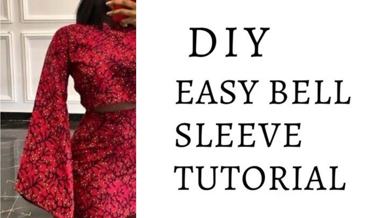 How to Cut a Perfect Bell Sleeve | Step-by-Step Sewing Tutorial for ...
