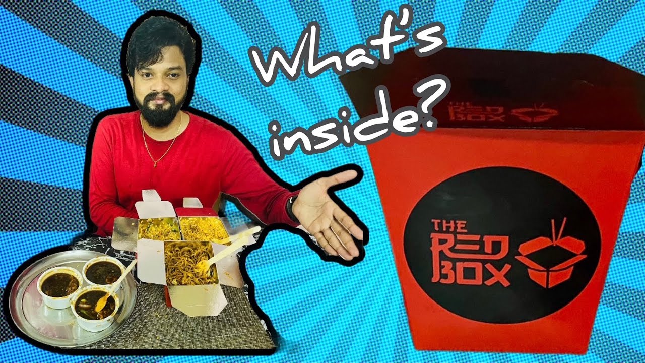 Thai Beef fried rice | Singapore chicken noodles | red box food review ...