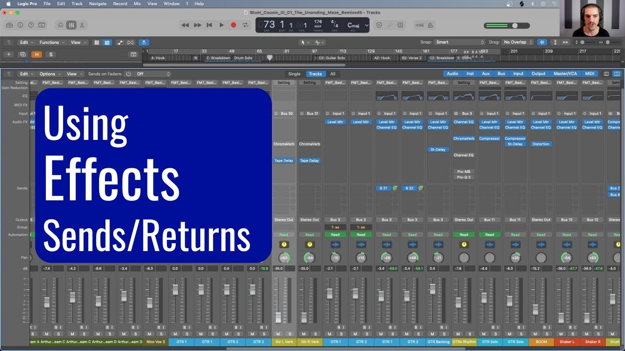 Why You Should Be Using Effects Sends/Returns In Your Mixes - YouTube