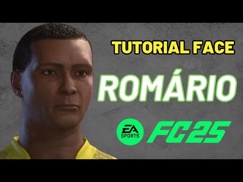 EaFc25 TUTORIAL FACE ROMÁRIO PRO CLUBS/CARREIRA - YouTube