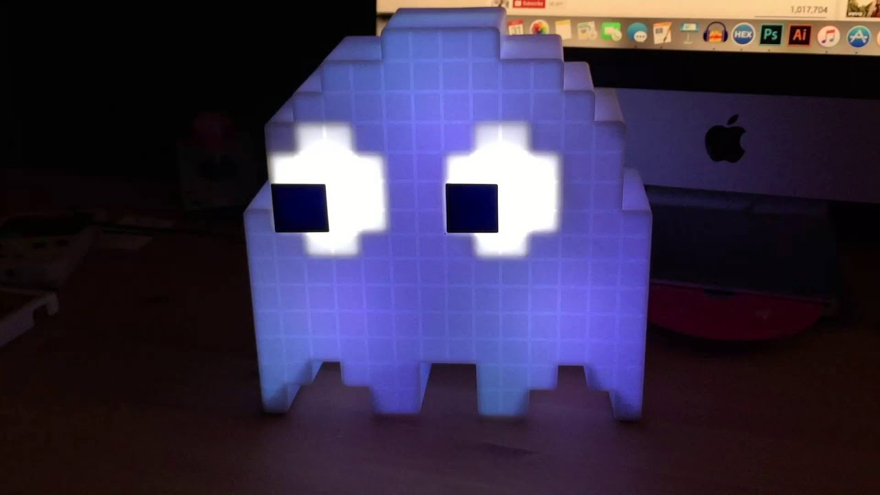 Pac-Man LED Ghost light: Party Mode - YouTube