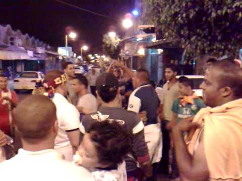 Barcelona fans in akko 3 (1-1 vs chealse)