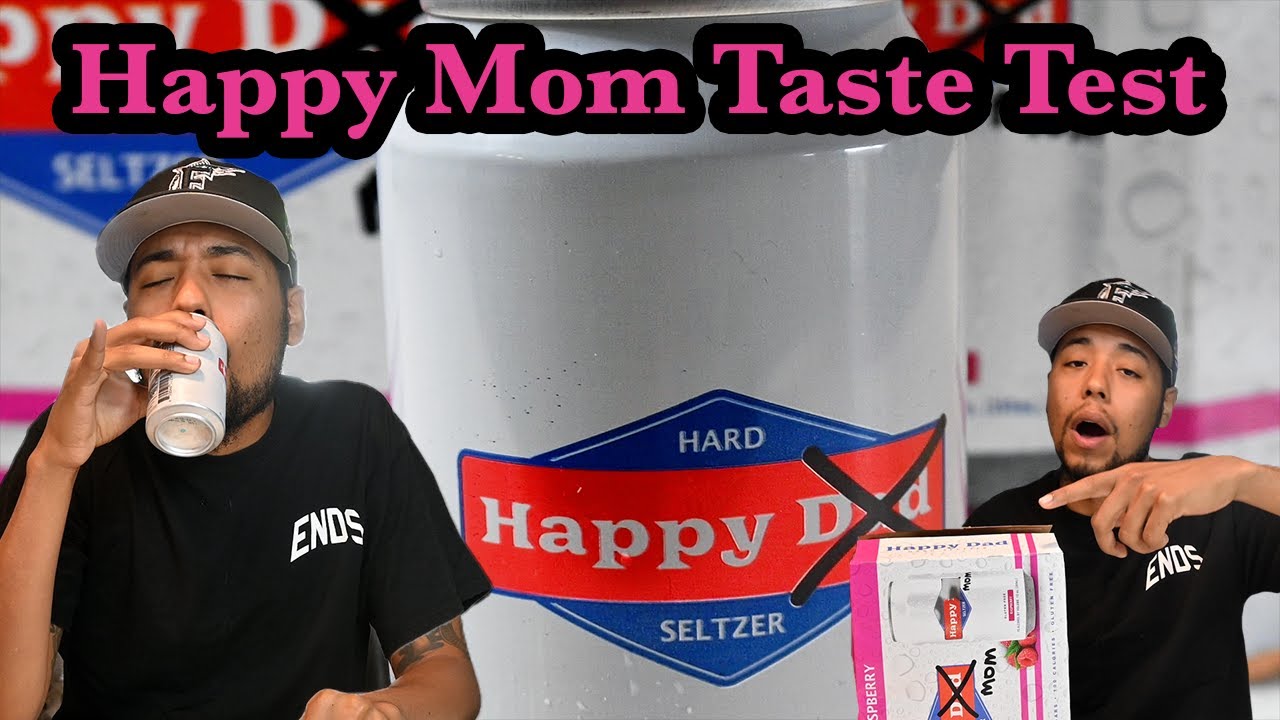 Happy Dad X Happy Mom Raspberry Taste Test! - YouTube