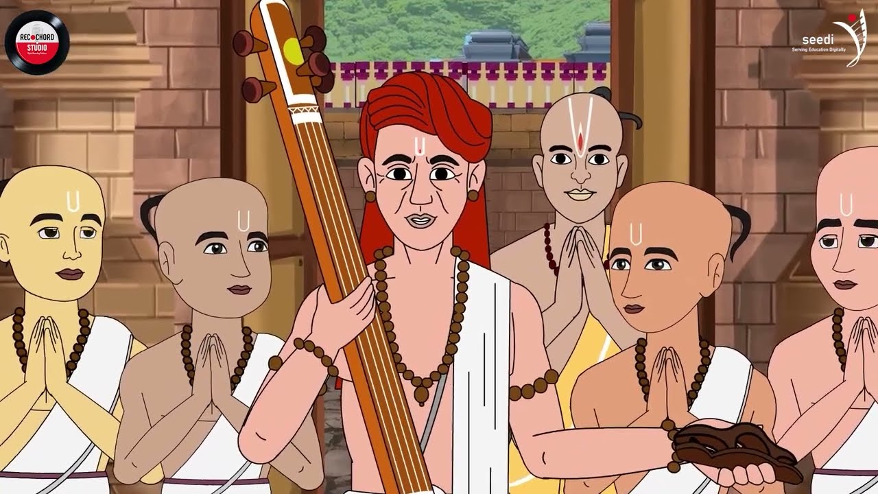 Thyagaraja Swami & The Unveiled Curtain | Animated Musical Story of ...