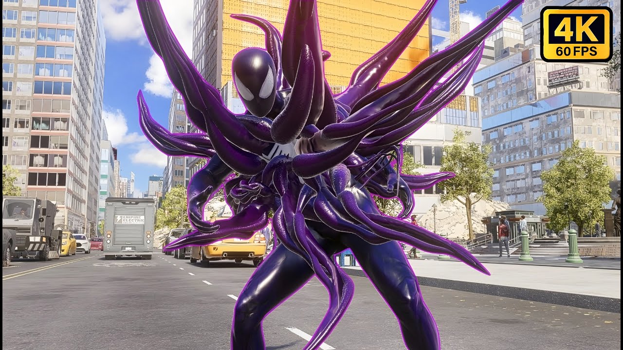 Spider-Man's Classic Purple Suit Symbiote Transformation and Kraven's ...