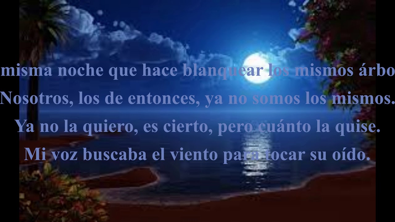 POEMA 20...DE PABLO NERUDA. - YouTube