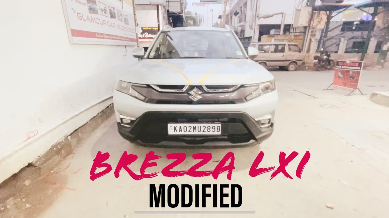 GENUINE MODIFICATION OF BREZZA LXI TO TOP MODEL | REAR HEADREST ...