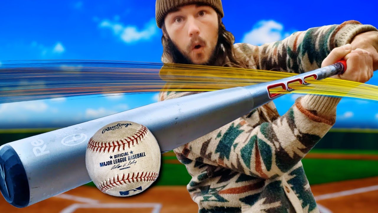 I Tried Swinging The Most Unique Bat Ever Made...Does it work? - YouTube