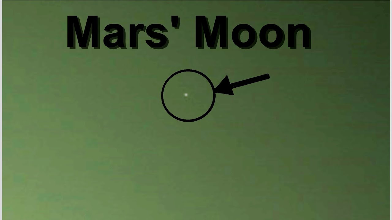 Stunning White Martian Moon Deimos In The Sky Of Mars Was Captured By ...