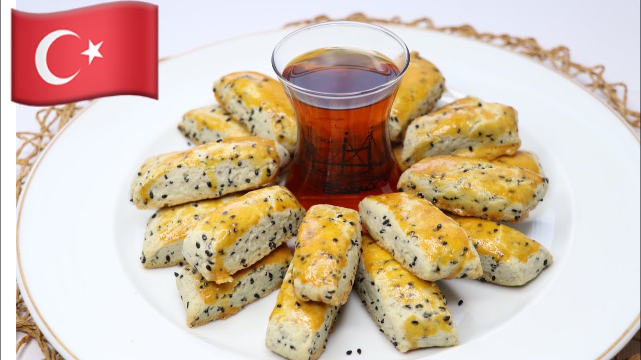 Turkish Salted Cookies which Melt in your mouth! Turkish Cookies Recipe ...