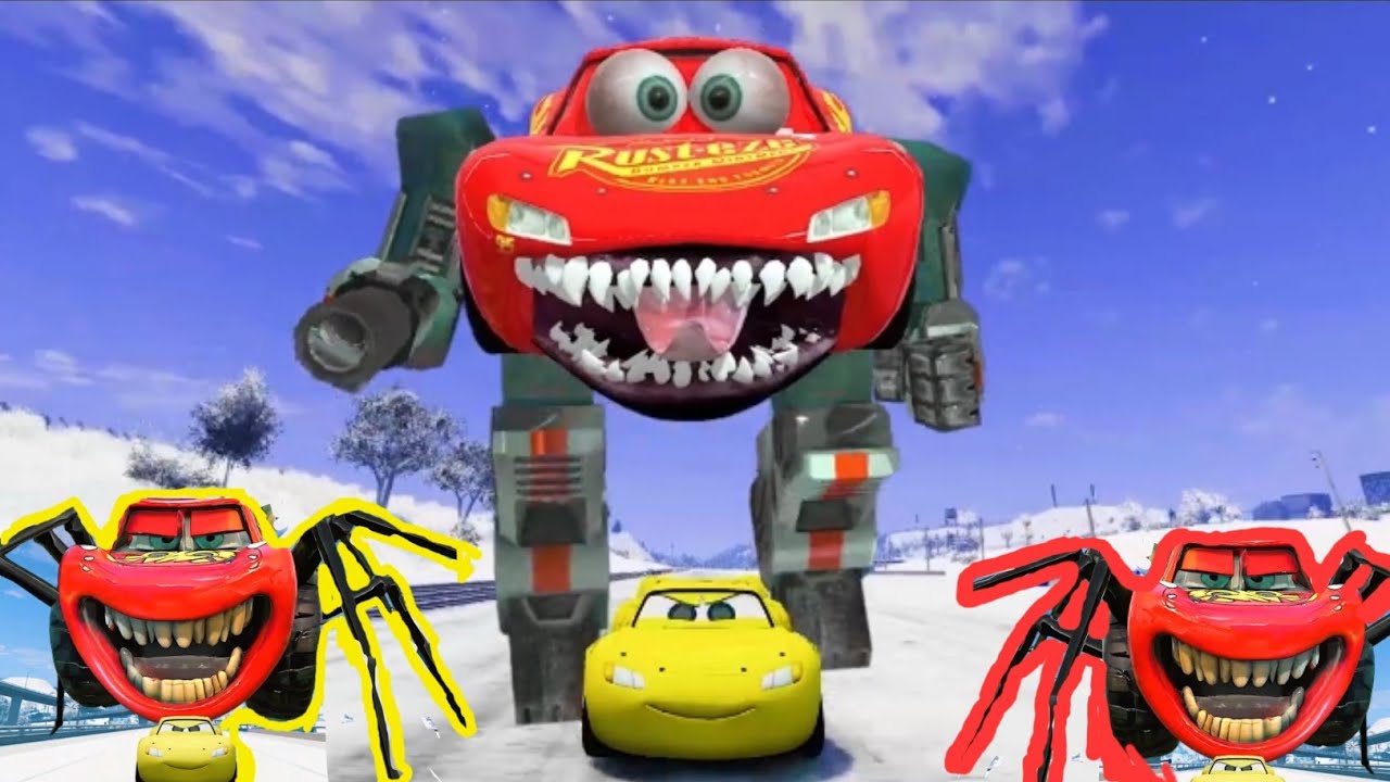 The Lightning McQueen Robot Spider Eater_Mcqueen_Demon Eater - Coffin ...