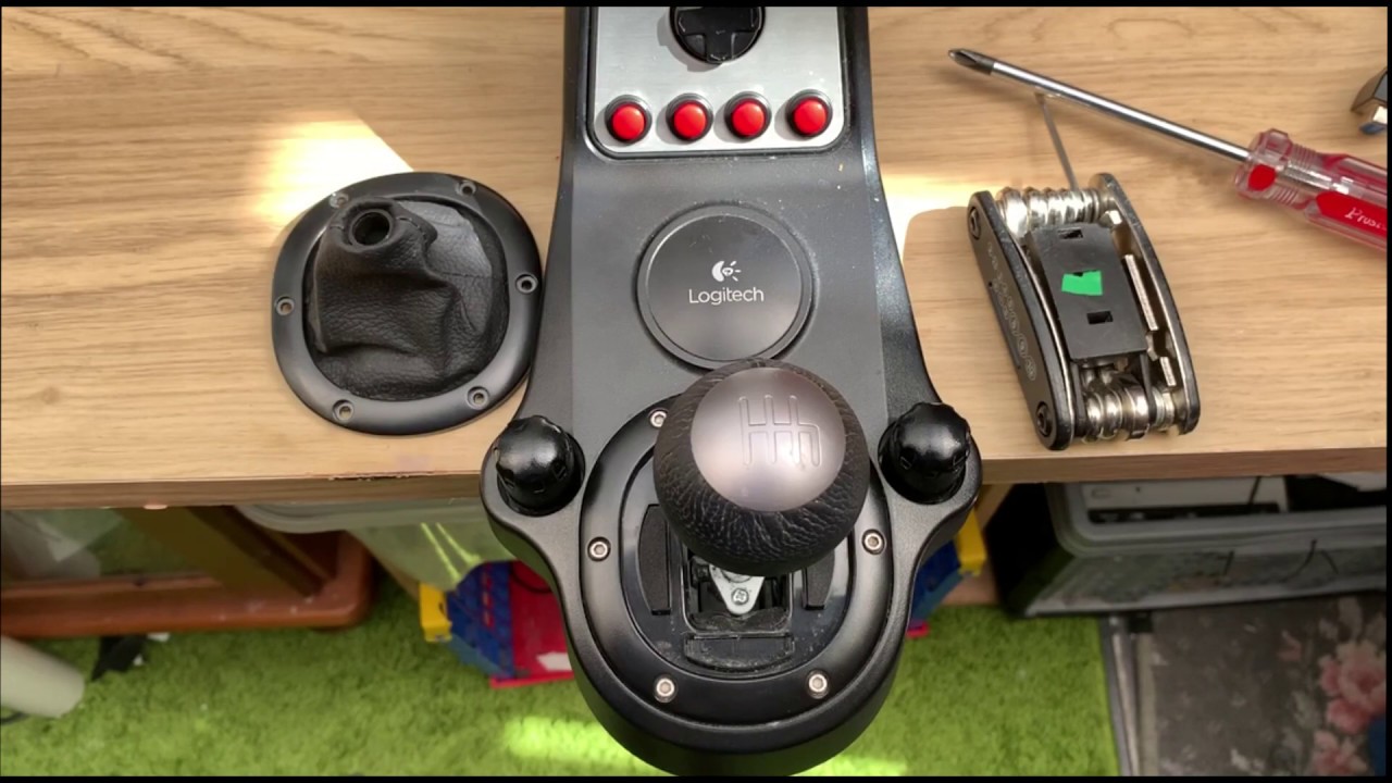 Logitech G27 Gear stick boot replacement - YouTube