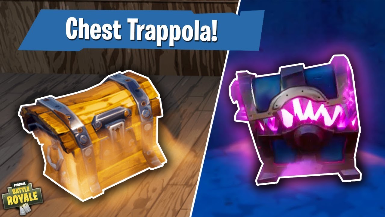 CHEST TRAPPOLA NEL PROSSIMO AGGIORNAMENTO DI FORTNITE!?😱 CHEST TRAP ...
