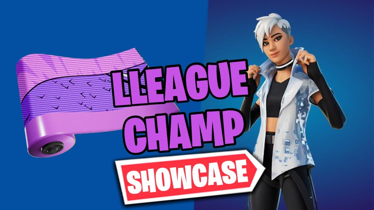 LLEAGUE CHAMP WRAP SHOWCASE | FORTNITE SKIN REVIEW - YouTube