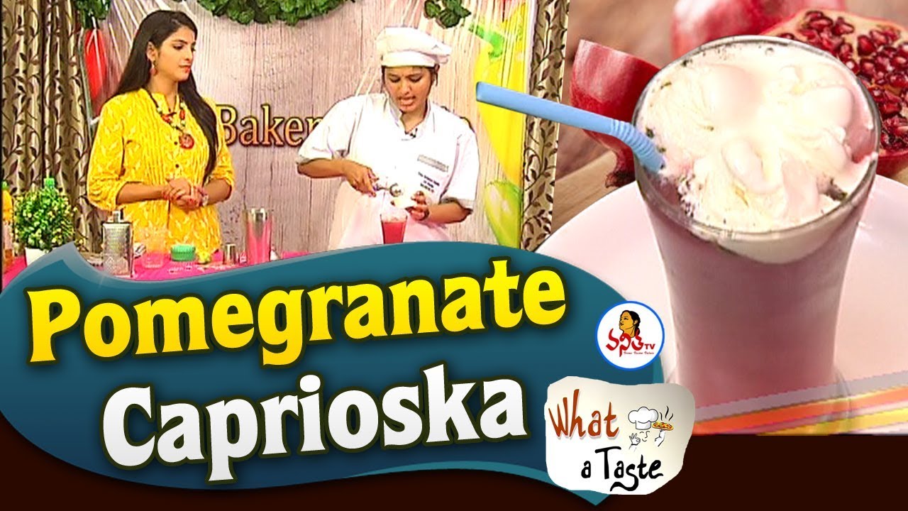 Healthy Pomegranate Caprioska Recipe | Summer Special What a Taste ...
