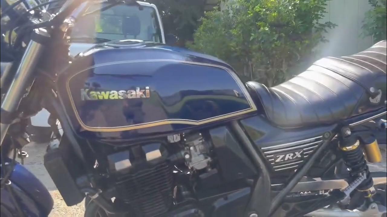 KAWASAKI カワサキ ZRX-2 ZRX400 MK2テールカウル 装着済 - YouTube