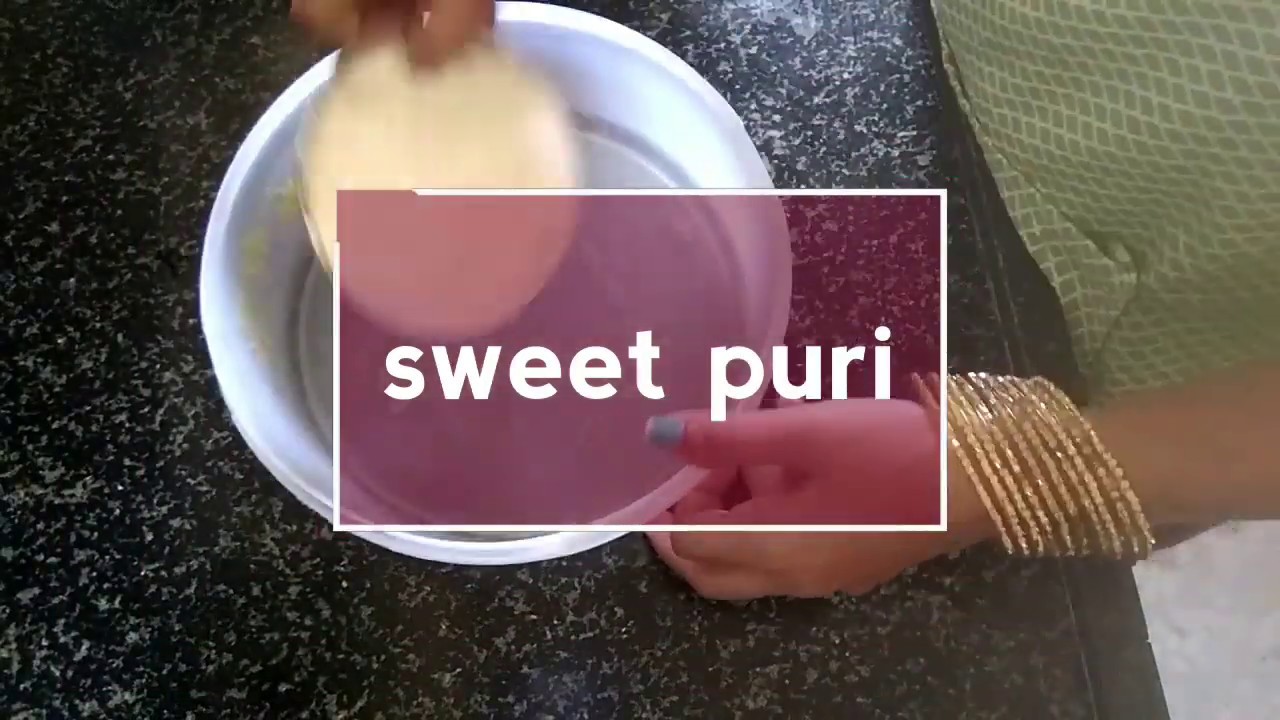 Juicy sweet Puri // dhana Reddy // - YouTube
