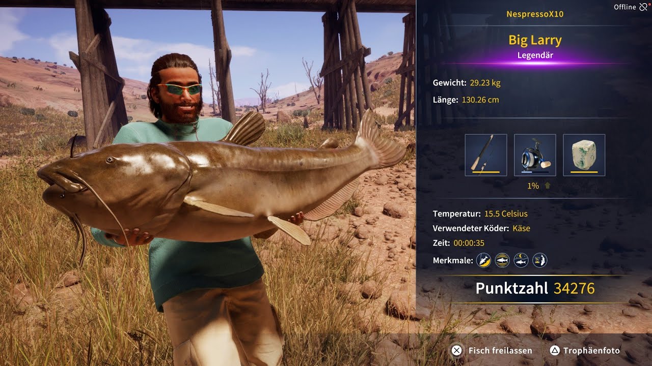 Call of the Wild: The Angler - Big Larry | Legendary Fish For This Week ...