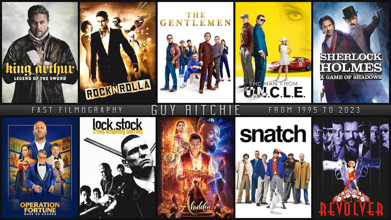Guy Ritchie 1995-2023 | Fast Filmography - YouTube