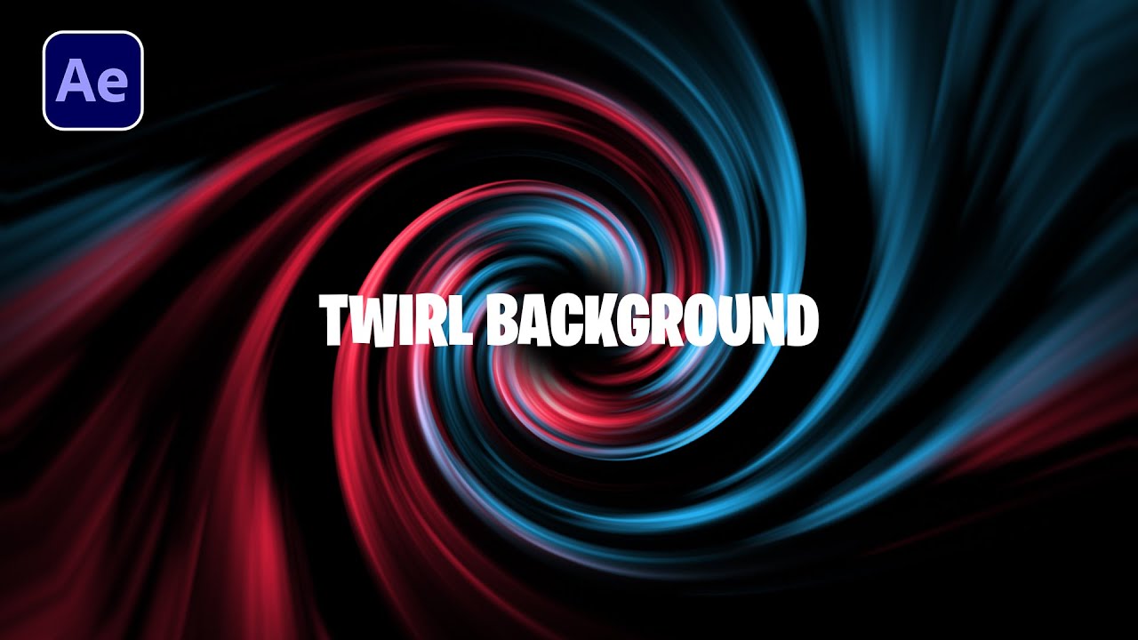 Twirl Background Animation in After Effects | Motion Graphics ...