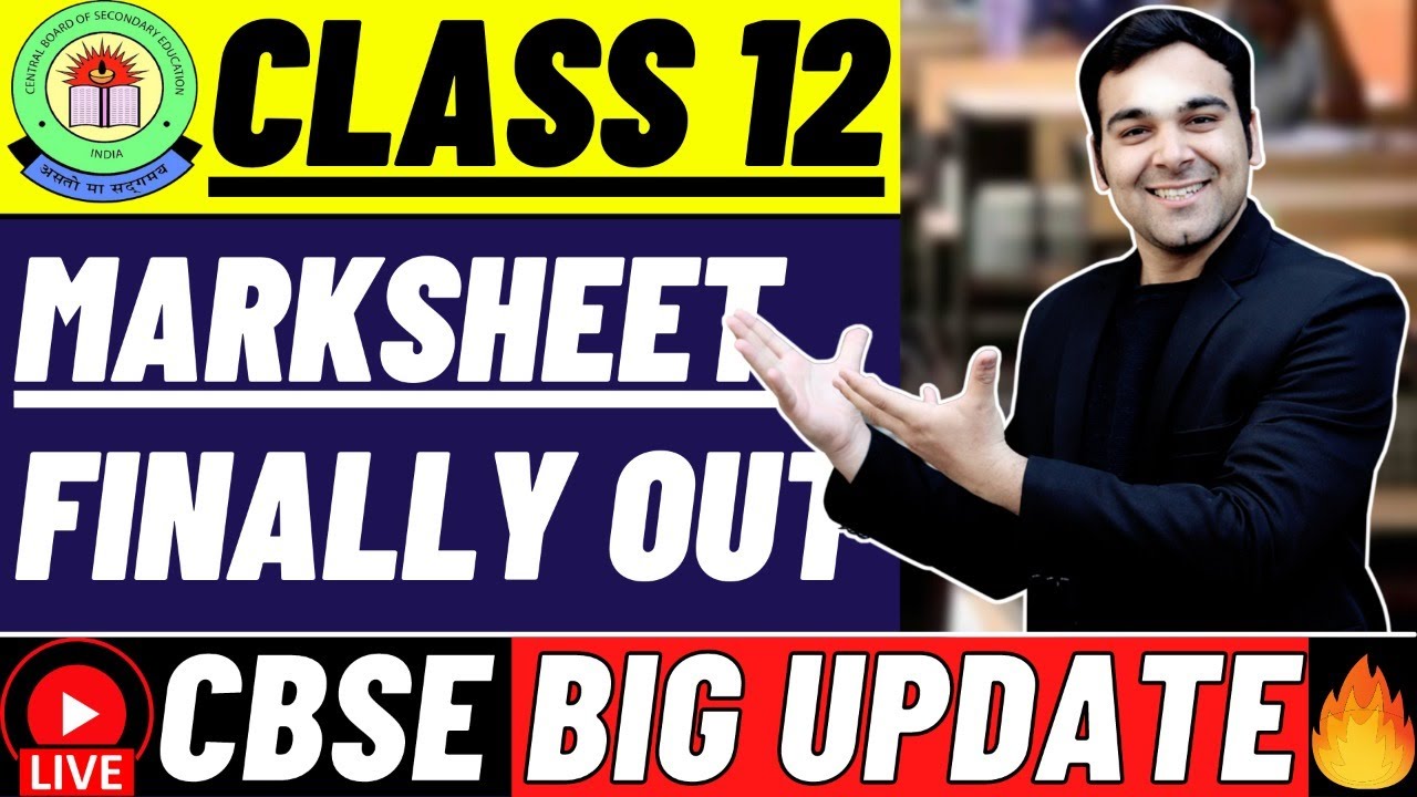 CBSE Class 12 Marksheet New Evaluation Policy | Biggest Decision Update ...