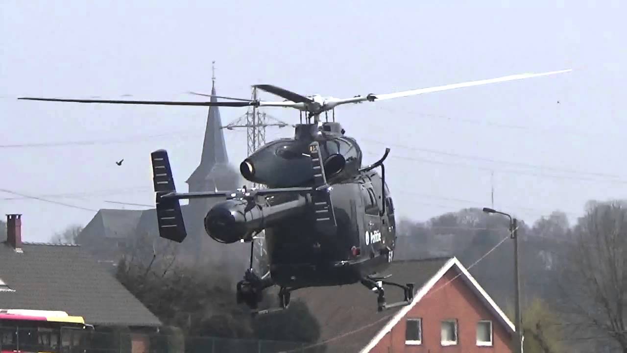 Md 902 G-16 Belgian Police Landing To Jumet - YouTube