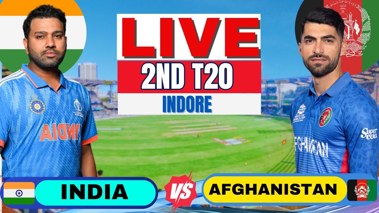 Live: India vs Afghanistan 2nd T20 Live Match Score & Commentary | Live ...