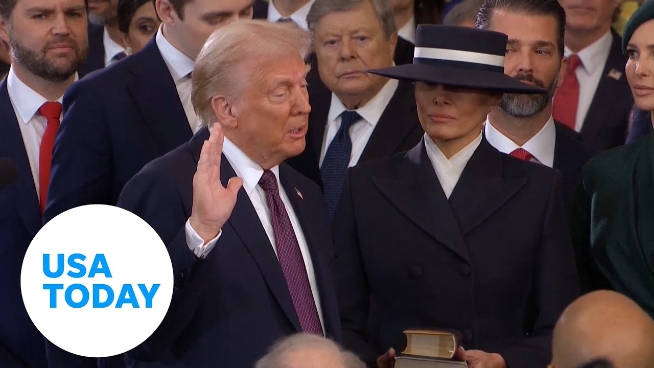 Donald Trump sworn in as the 47th president | USA TODAY - YouTube