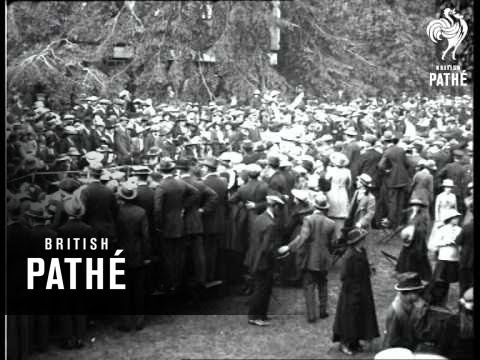 Sir Nevil Macready Attends Policewomen's Sports (1919) - YouTube