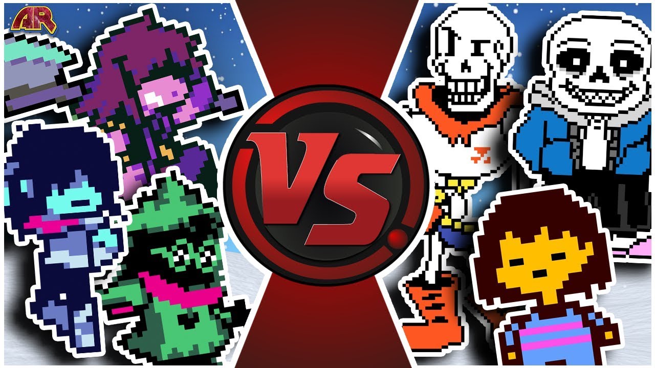 DELTARUNE vs UNDERTALE WAR! (Deltarune Animation) | Cartoon Fight Club ...