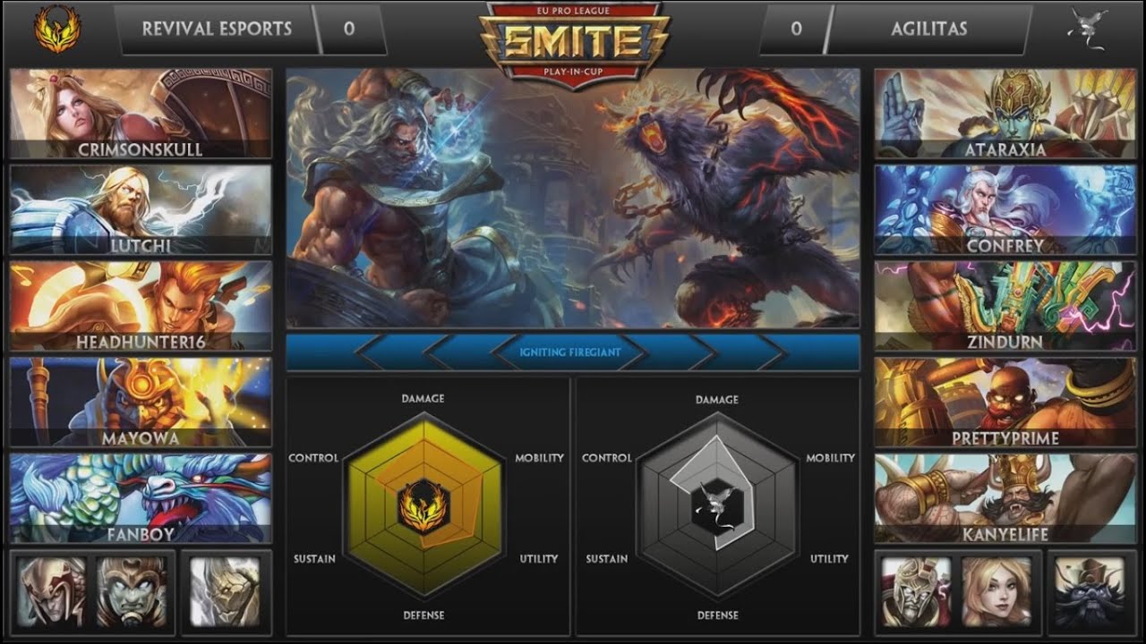 Smite Fr - Smite Pro League Play In Cup Eu : Quart de finale : Revival ...