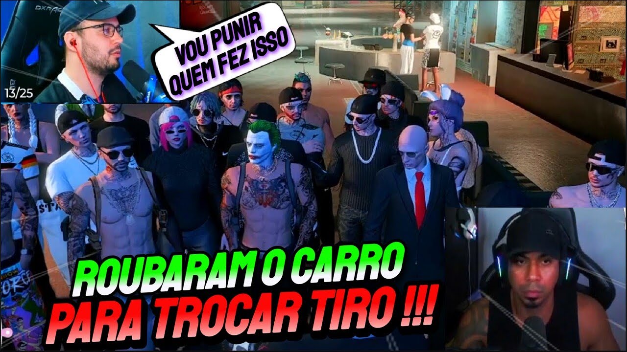 UNDERGROUND ROUBOU O CARRO DA LK E CORINGA FOI COBRAR !! VIROU TR3T4 !? CLIPS COMPLEXO GTA RP ...
