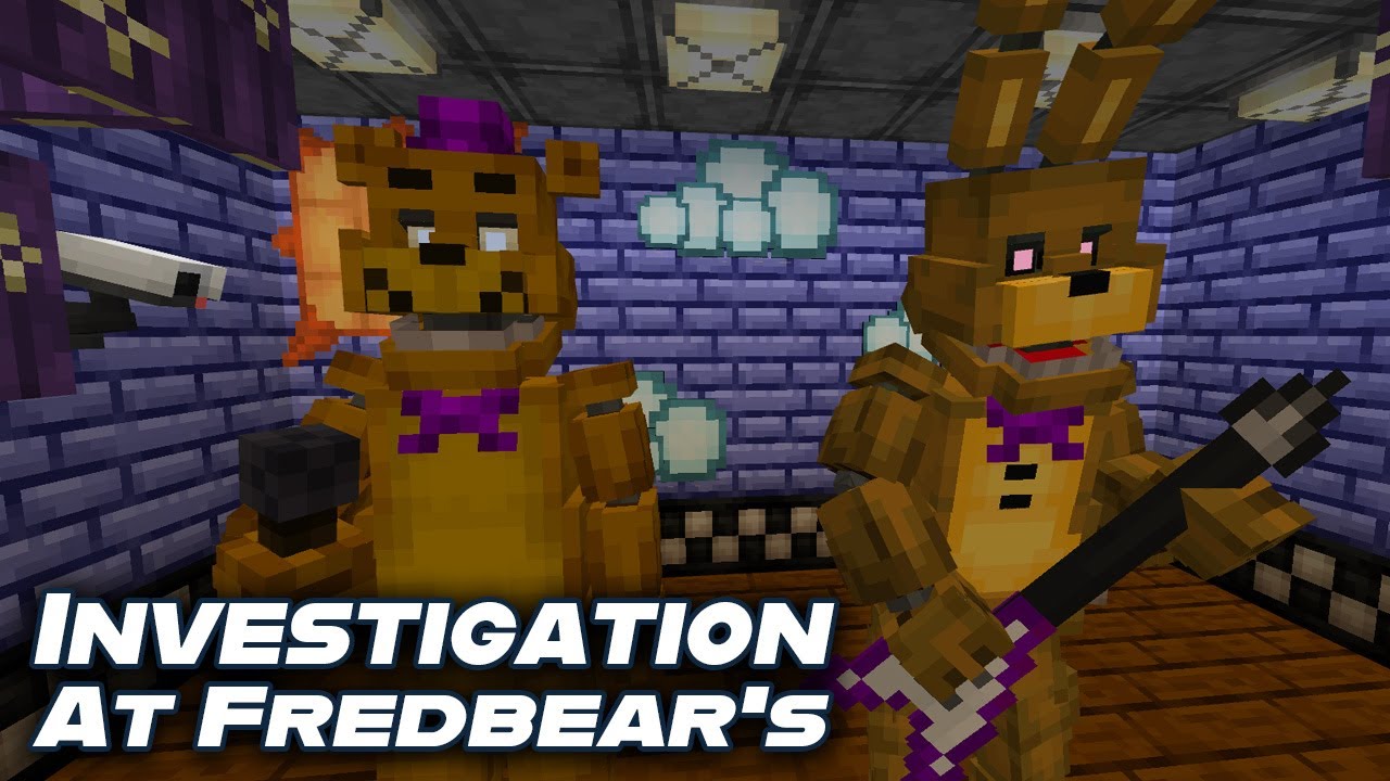 Investigation At Fredbear's Minecraft FNAF Map Playthrough - YouTube