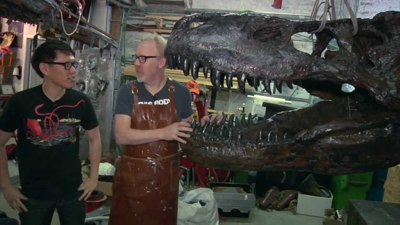 Inside Adam Savage's Cave: Tyrannosaurus Rex Skull - YouTube