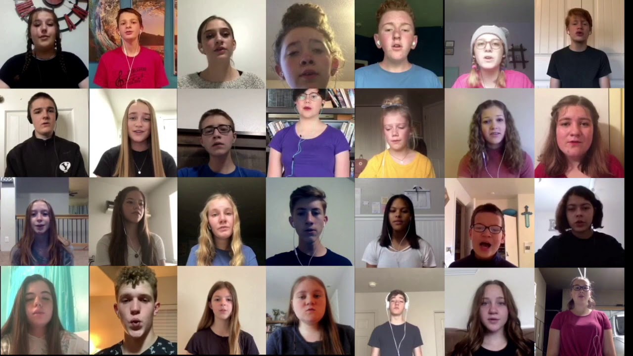 DFJHS Virtual Choir--What A Wonderful World - YouTube
