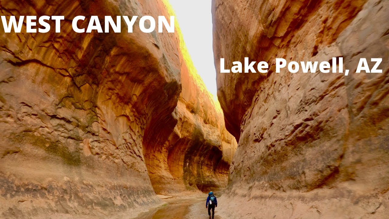 Canyoneering West Canyon in HD - LAKE POWELL, AZ - YouTube