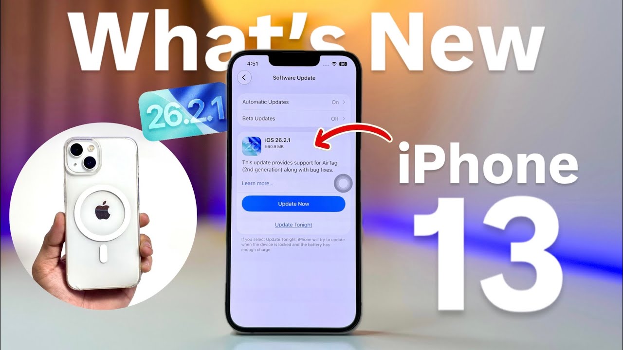iOS 26.2.1 New Update for iPhone 13 Released- What’s New in iPhone 13 ...