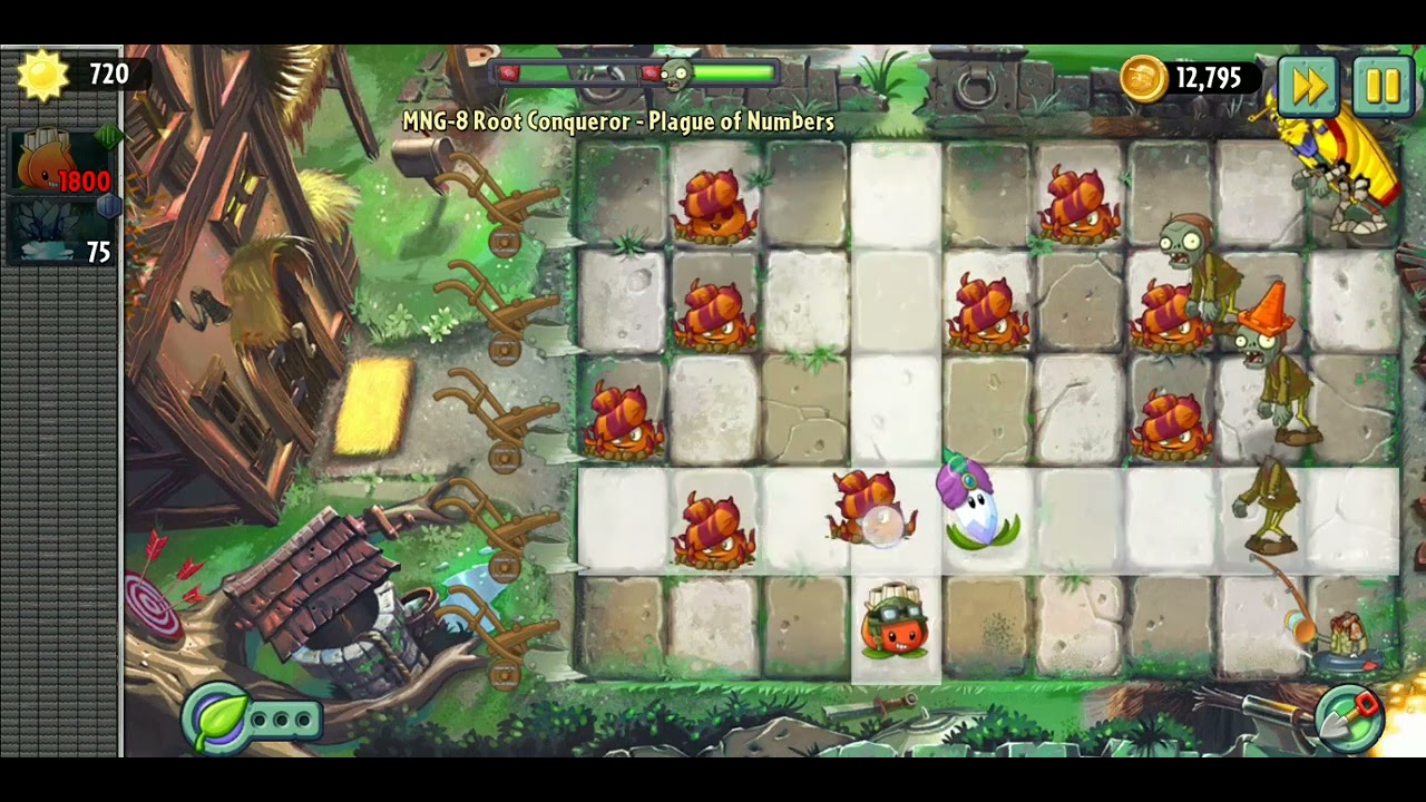 Plants vs Zombies 2 Custom Level "Root Conqueror" - YouTube