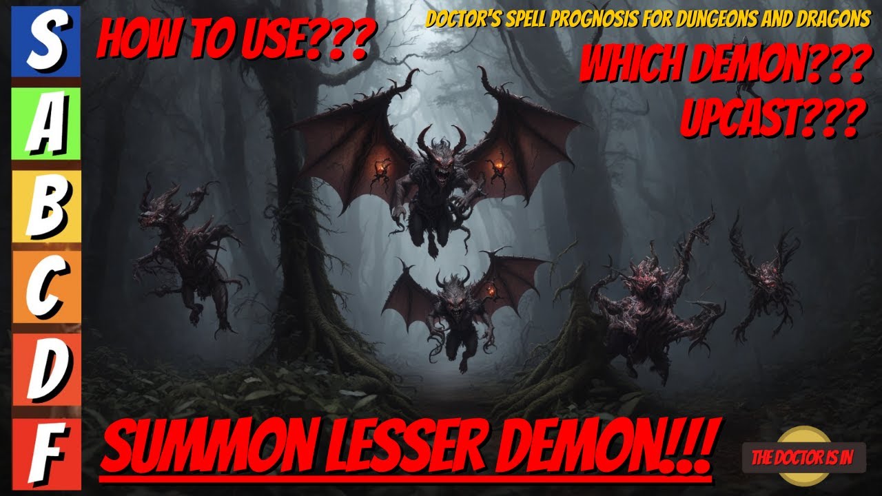 SUMMON LESSER DEMONS Why Is This Spell A Terrible Choice for Dungeons ...