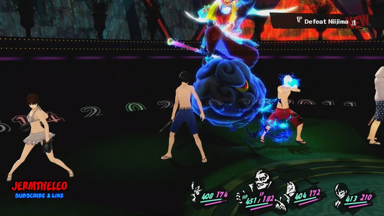 Persona 5 - Sae Niijima Boss Battle (Merciless Mode) - YouTube