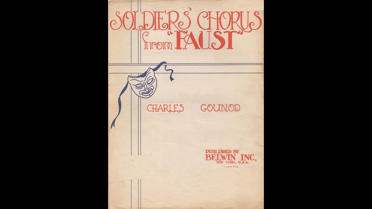 Faust, Soldiers'Chorus. Charles Gounod. ReginaNr-1352. Polyphon 15 1/2 ...