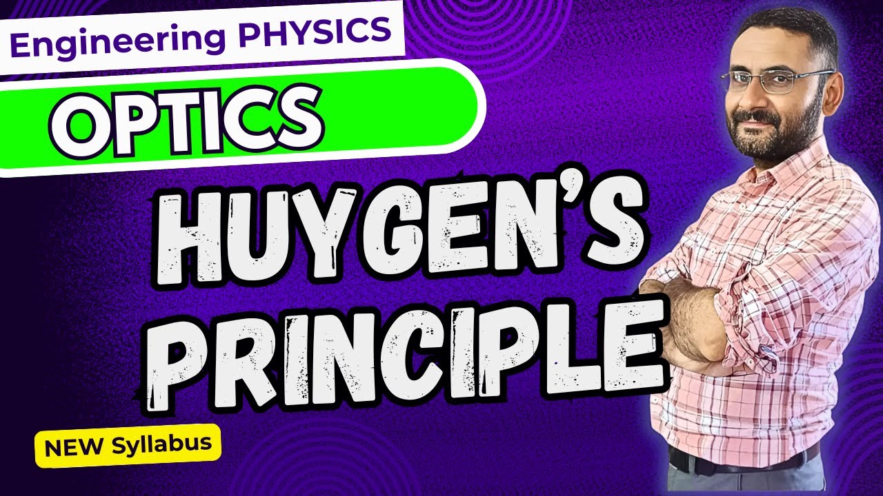 Huygens Principle | Optics | Law of Reflection Proof | Engineering Physics | Bsc | Class 12 ...